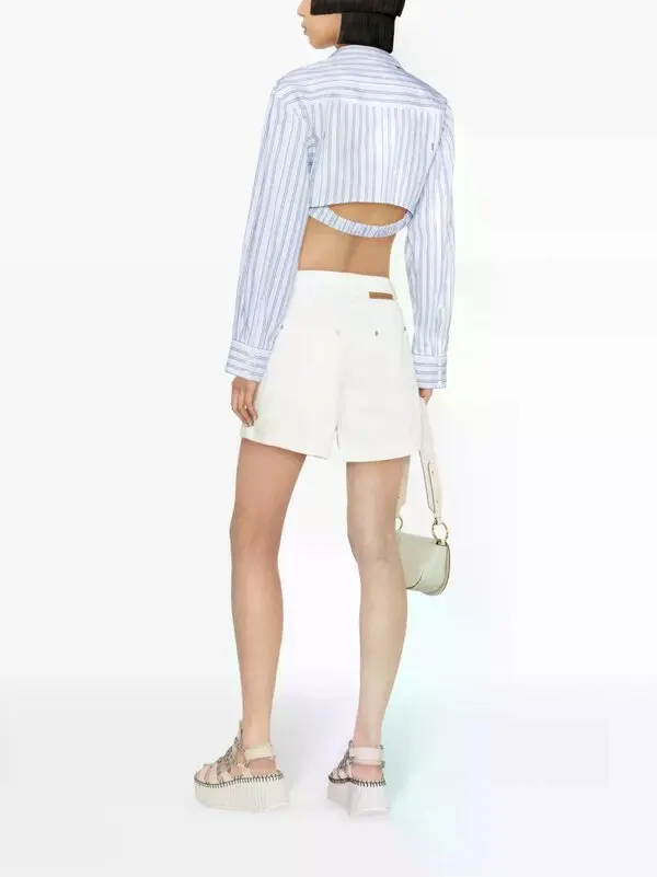 Stella McCartney Two-tone Denim Shorts