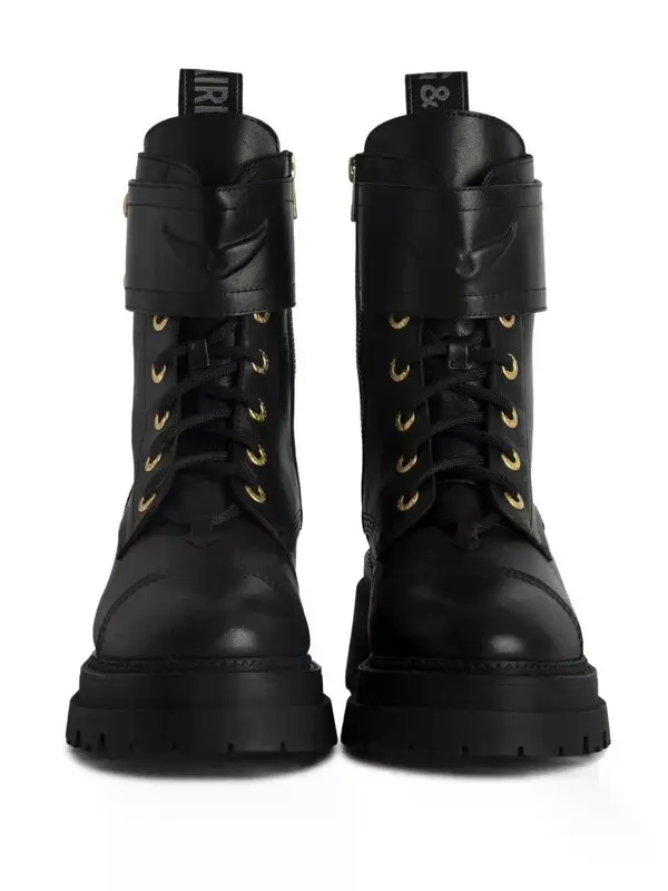 Zadig&Voltaire Joe Leather Ranger Boots - Black