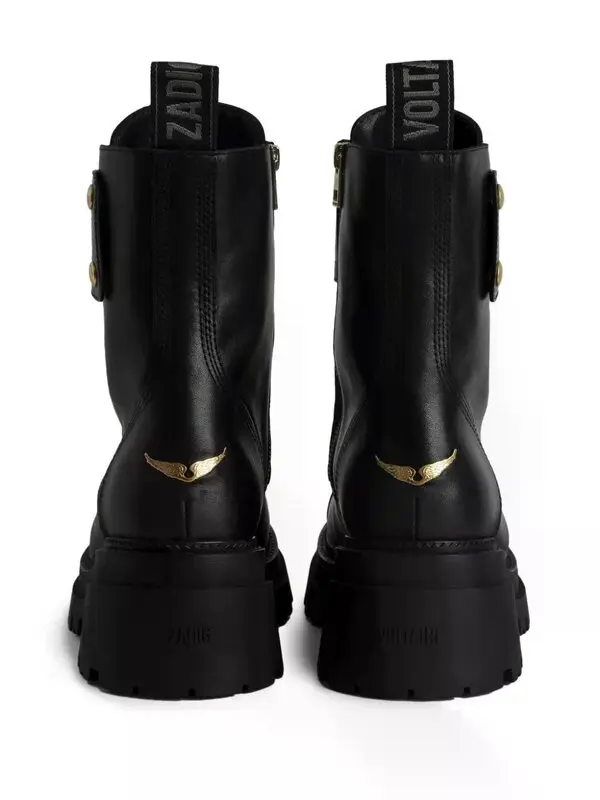 Zadig&Voltaire Joe Leather Ranger Boots - Black