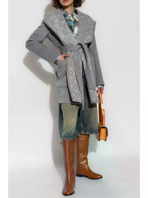 Tory Burch Monogram-lining Coat