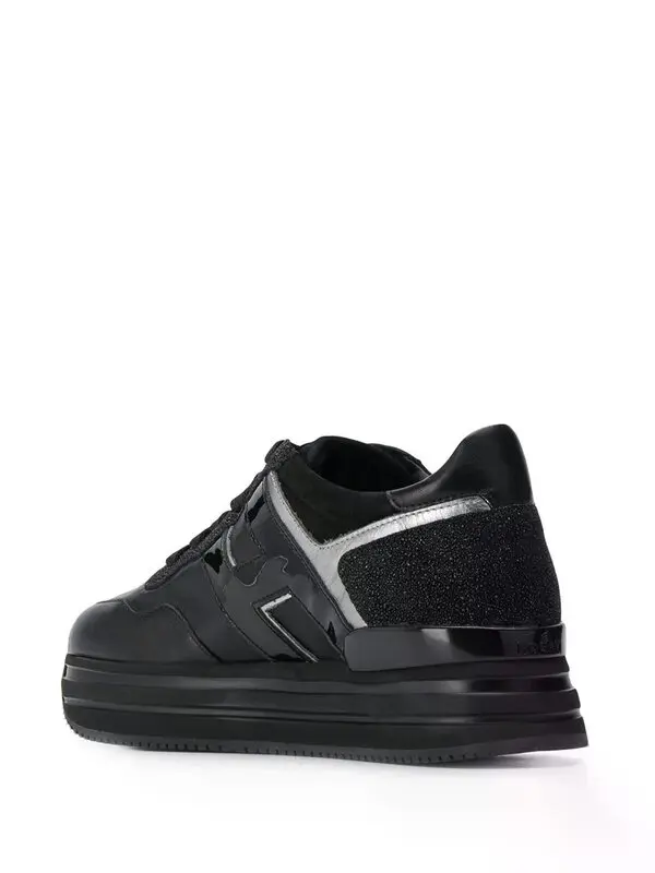 Hogan Embellished Lace-up Sneakers