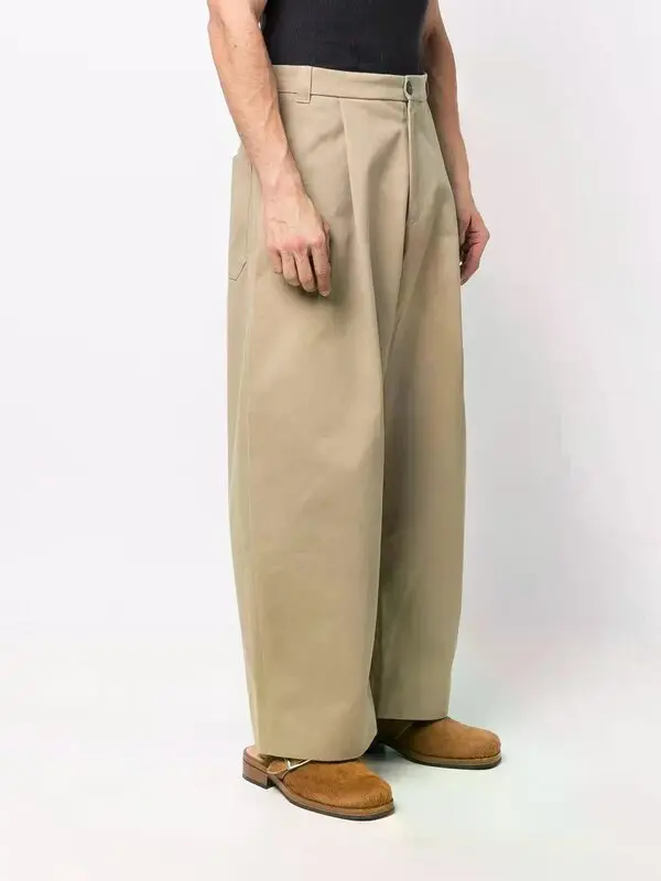 Studio Nicholson High-waisted Wide-leg Trousers