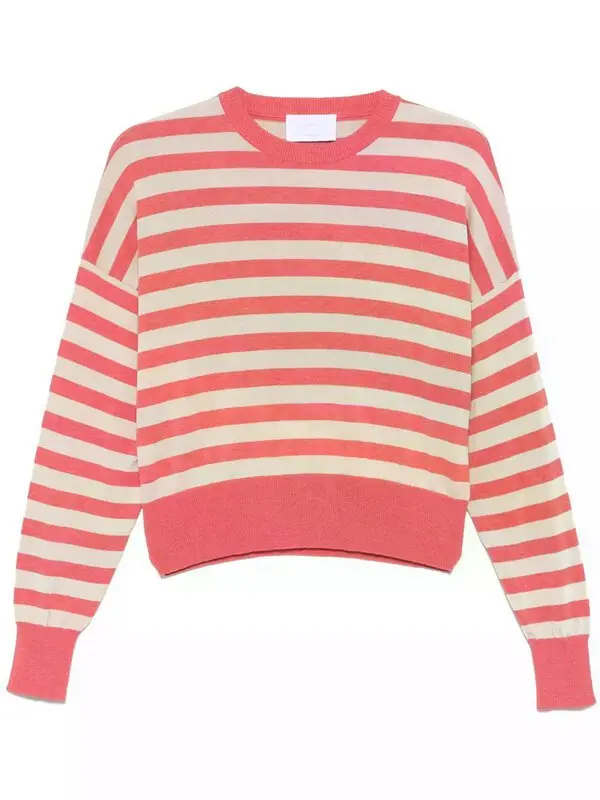 DANIELE FIESOLI Striped Crew Neck Long Sleeve Jumper