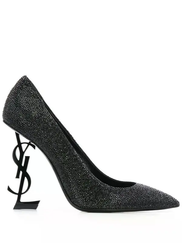 Saint Laurent Opyum Glitter Pumps