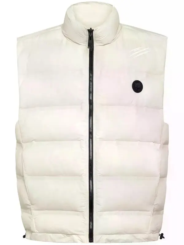 PLEIN SPORT Reversible Padded Gilet - Grey