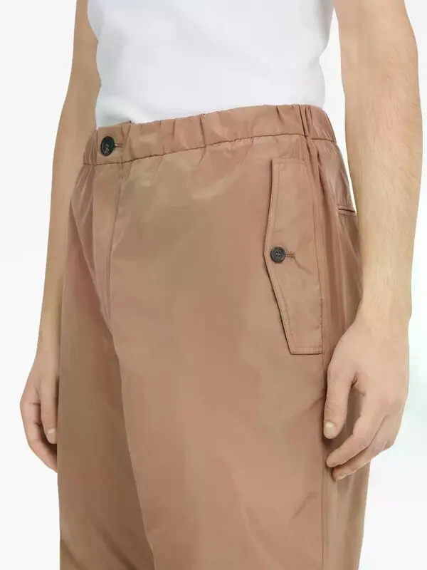FERRAGAMO Wide-leg Taffeta Trousers