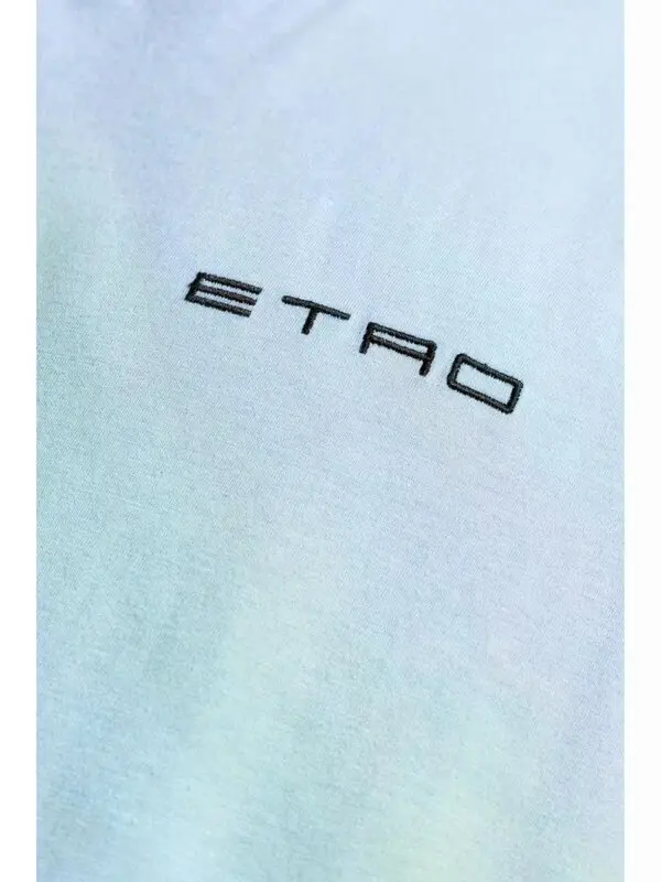 Etro Embroidered Logo Crewneck T-shirt