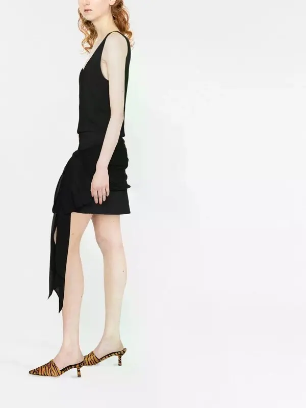 Philosophy Di Lorenzo Serafini Draped Tie Short Dress