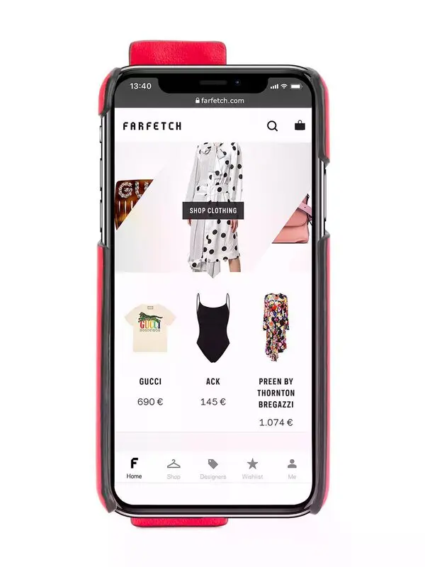 Valentino Garavani Rockstud Strap Iphone X Case - Red