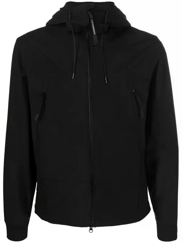 C.P. COMPANY Logo-patch Hooded Jacket