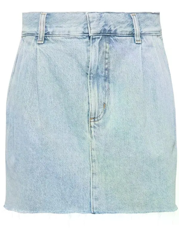 AGOLDE Becker Denim Mini Skirt - Blue