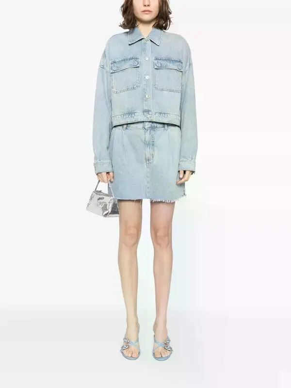 AGOLDE Becker Denim Mini Skirt