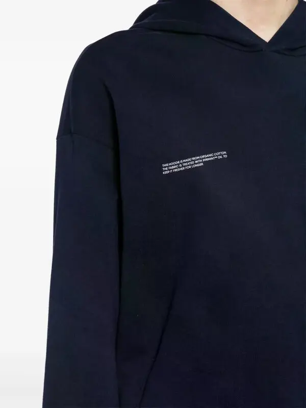 PANGAIA 365 Midweight Organic-cotton Hoodie - Blue