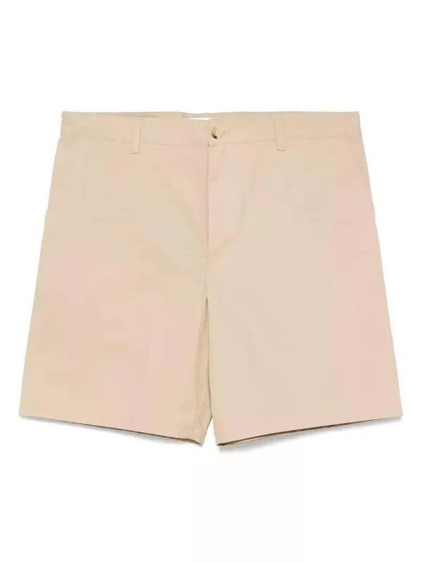Maison Kitsuné Logo-embroidered Shorts - Neutrals