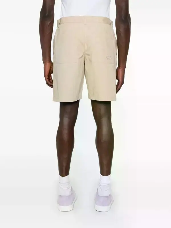 Maison Kitsuné Logo-embroidered Shorts