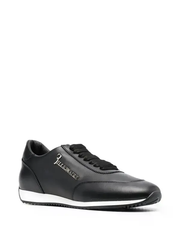 BILLIONAIRE Calf Leather Low-top Sneakers