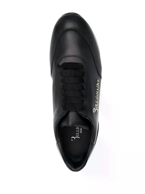 BILLIONAIRE Calf Leather Low-top Sneakers