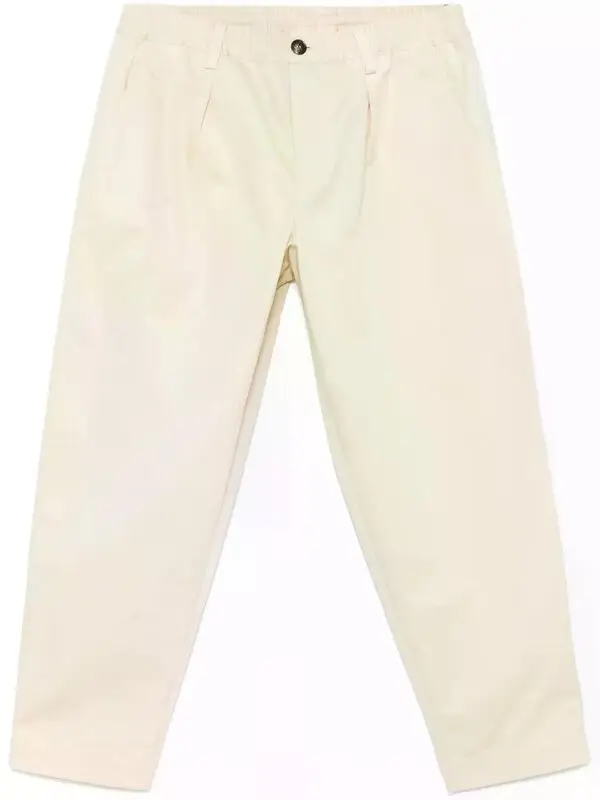 Marni Organic Cotton Trousers - Neutrals