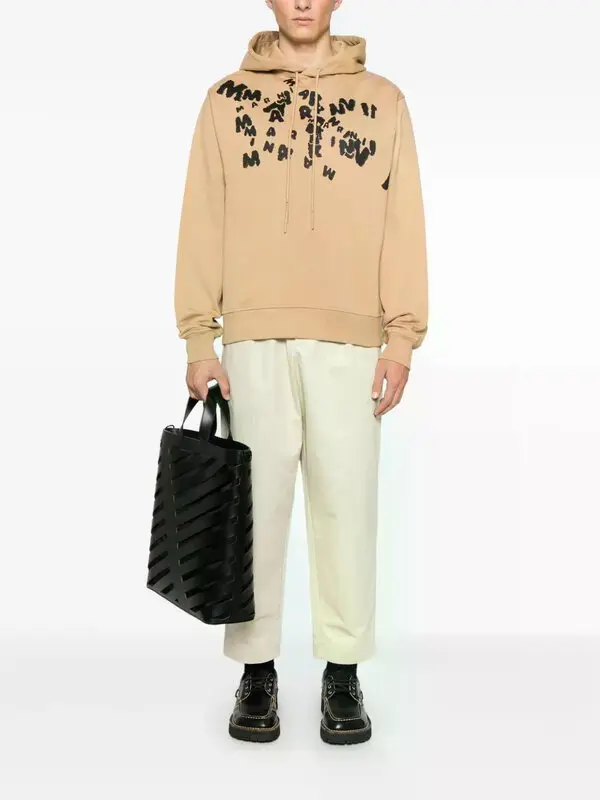 Marni Organic Cotton Trousers - Neutrals