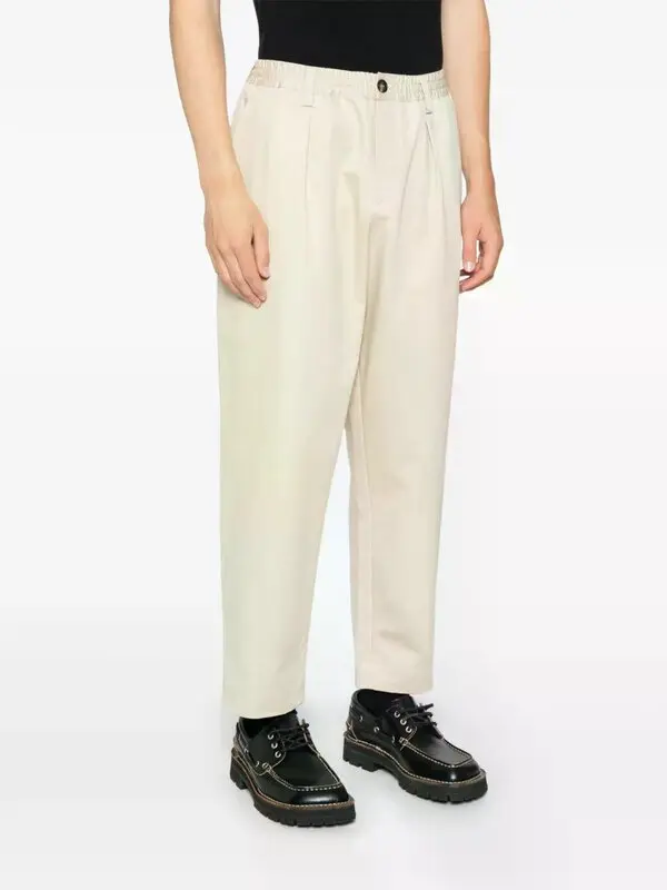 Marni Organic Cotton Trousers - Neutrals