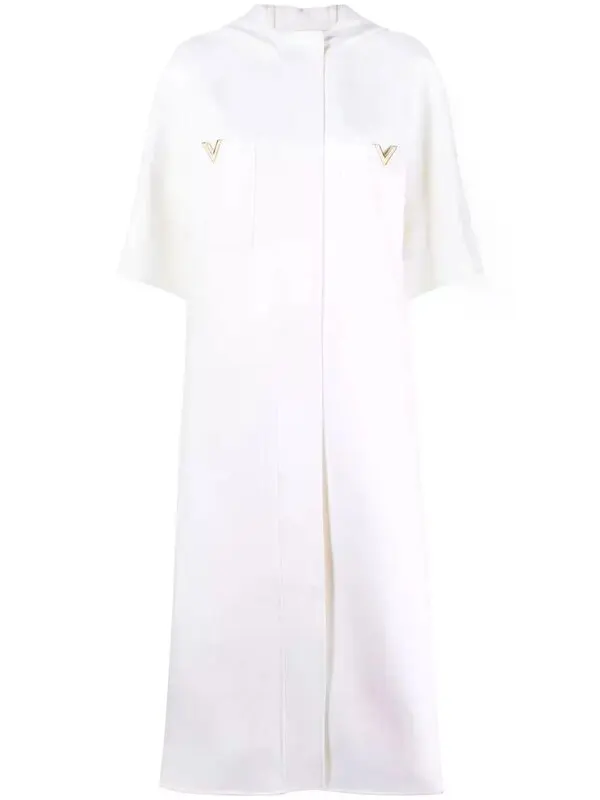 Valentino Garavani Vgold Hooded Cape - Neutrals