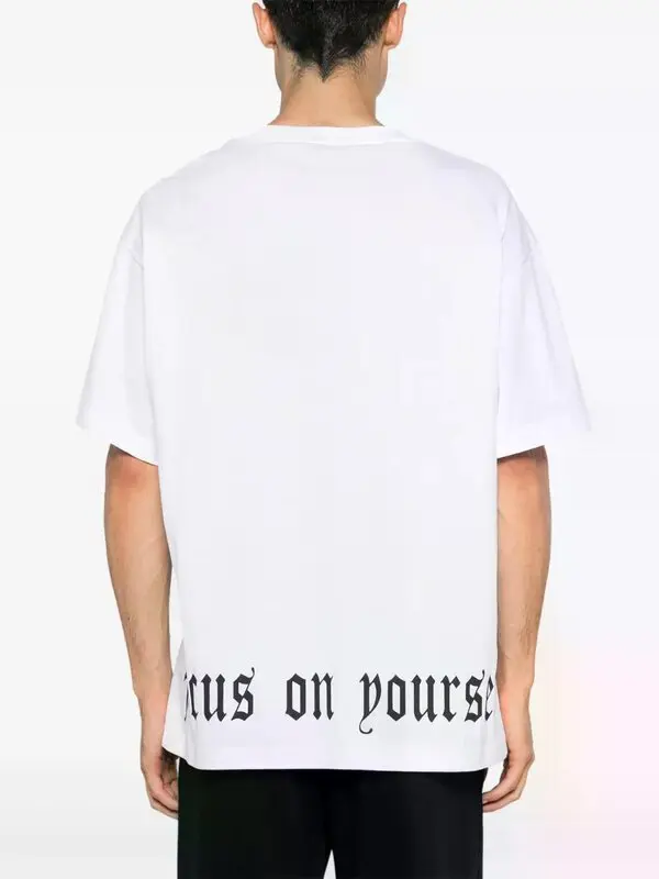 Just Cavalli Logo-patch Cotton T-shirt