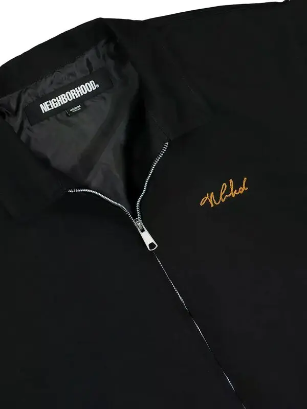 NEIGHBORHOOD Logo Embroidered Zip-up Jacket