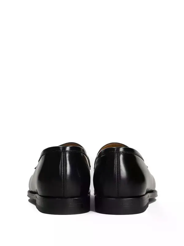 GREEN GEORGE Penny Loafers - Black