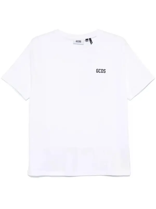 Gcds Low Band Logo T-shirt - White