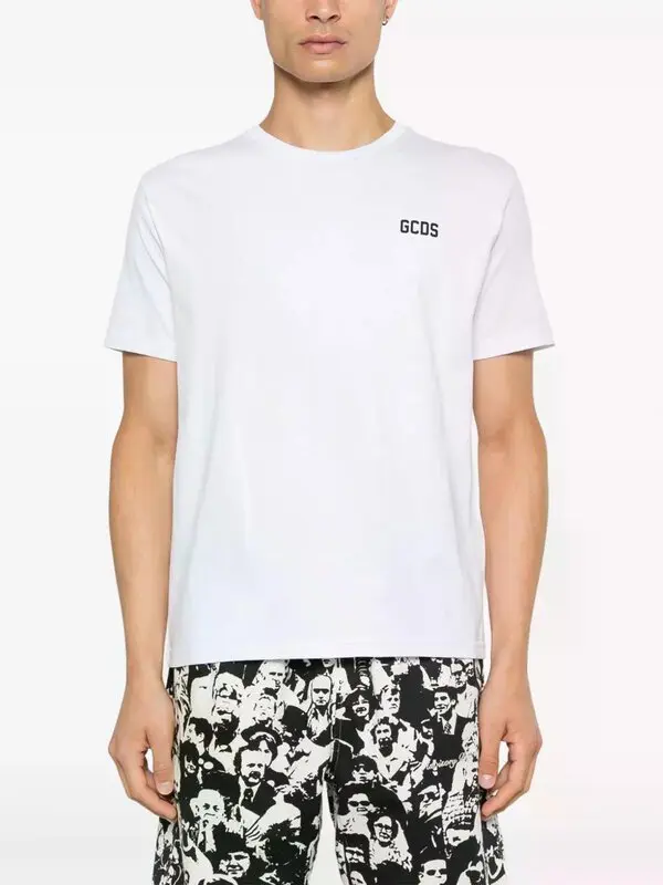 Gcds Low Band Logo T-shirt - White