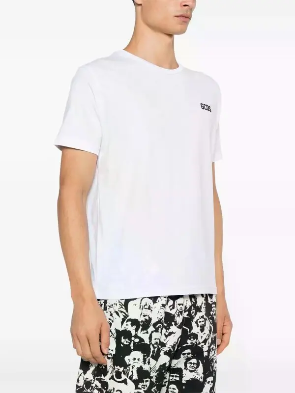 Gcds Low Band Logo T-shirt - White
