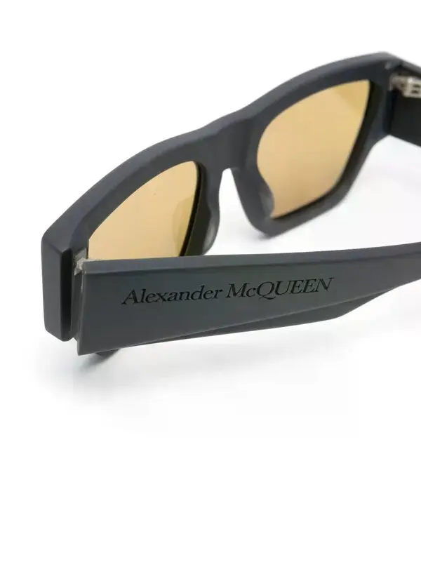 Alexander McQueen Square Frame Sunglasses - Grey