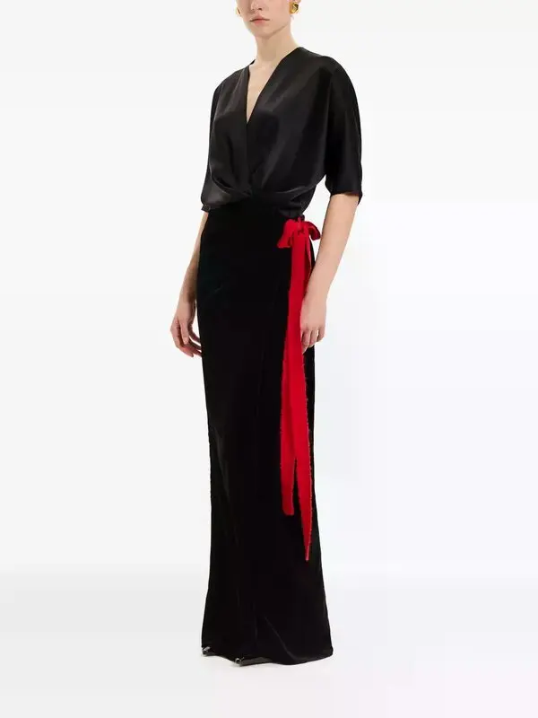 V:PM ATELIER Carrie Maxi Dress - Black