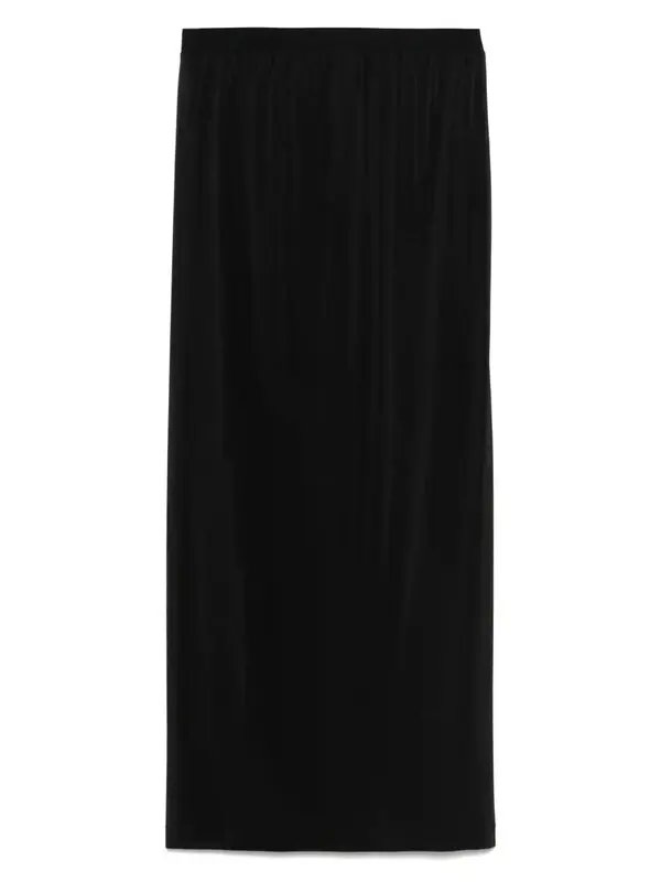 Wardrobe.NYC Semi-sheer Midi Skirt - Black