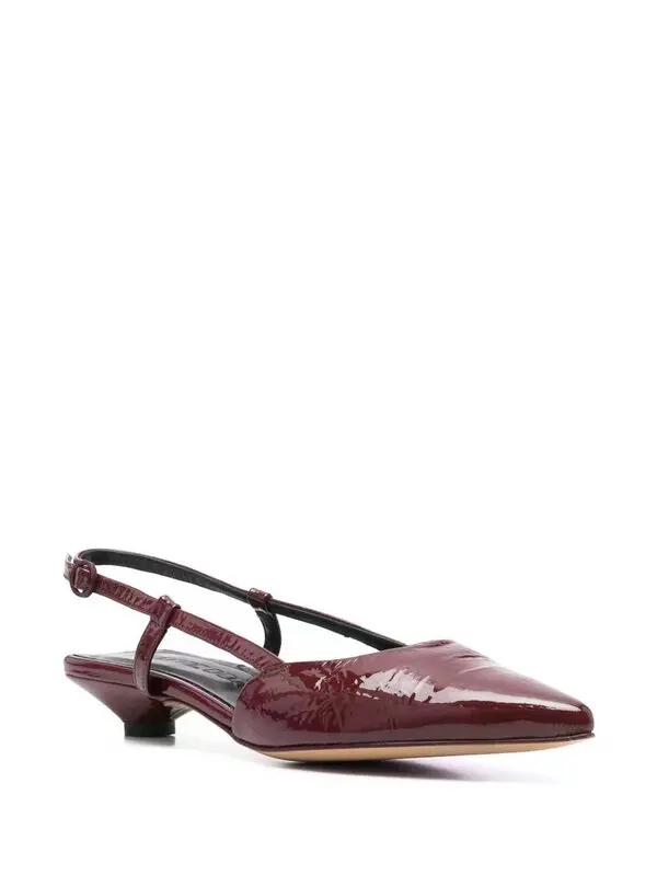 POMME D´OR Leather Slingback Pumps