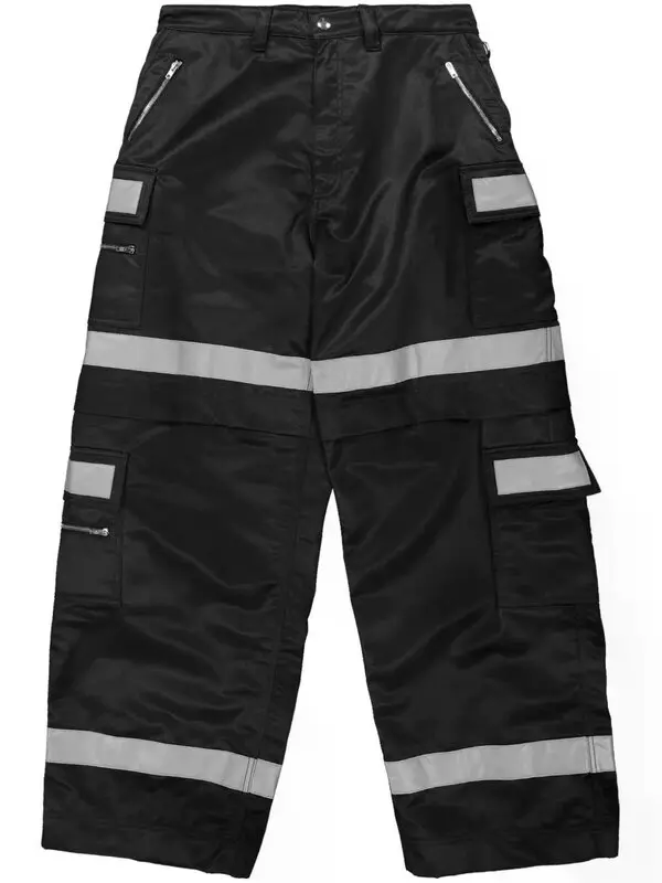 Vetements Workwear Trousers With Reflective Detailing