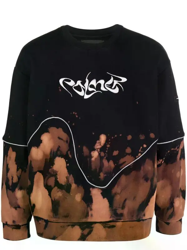 PALMER Embroidered Logo Cotton Sweatshirt
