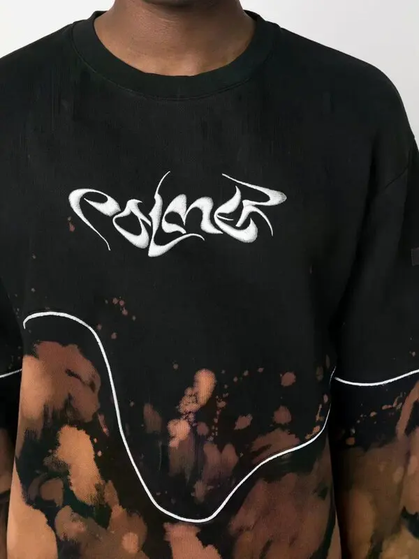 PALMER Embroidered Logo Cotton Sweatshirt