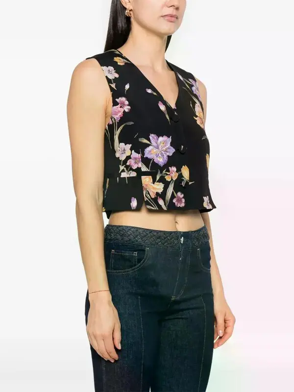 TWINSET Floral Print Waistcoat
