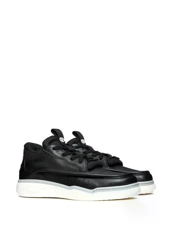 Valentino Garavani Lambskin Runboot Sneakers - Black
