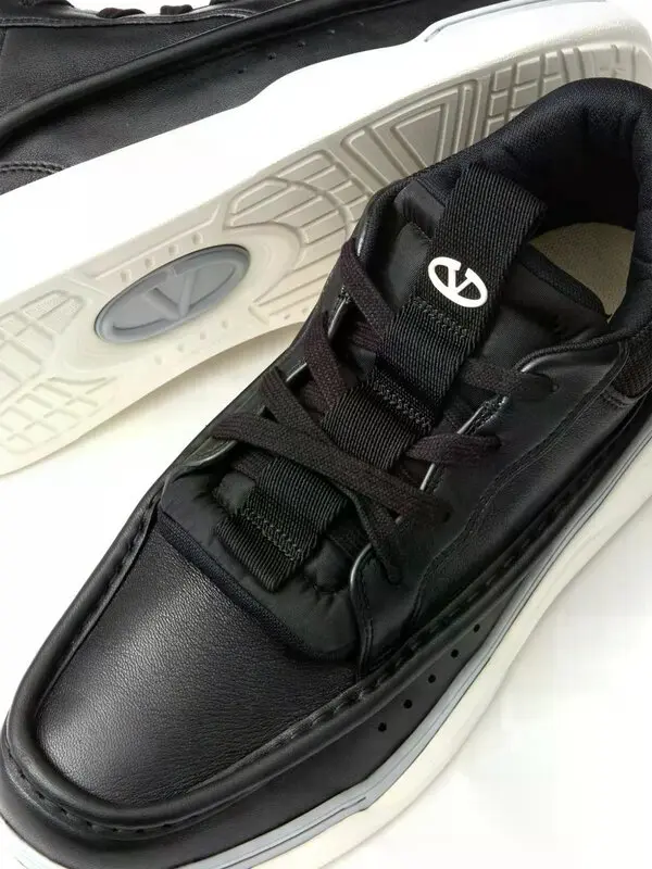 Valentino Garavani Lambskin Runboot Sneakers - Black