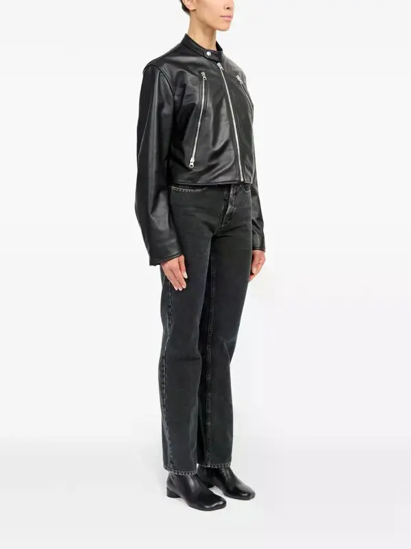 MAISON MARGIELA Calf Leather Moto Jacket