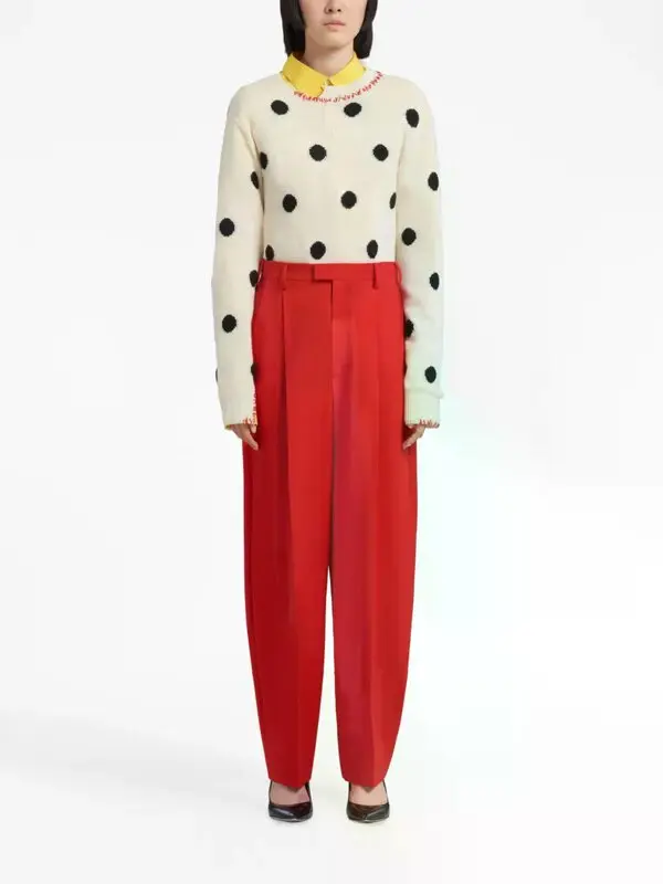 Marni Tropical Tailored Wool Trousers