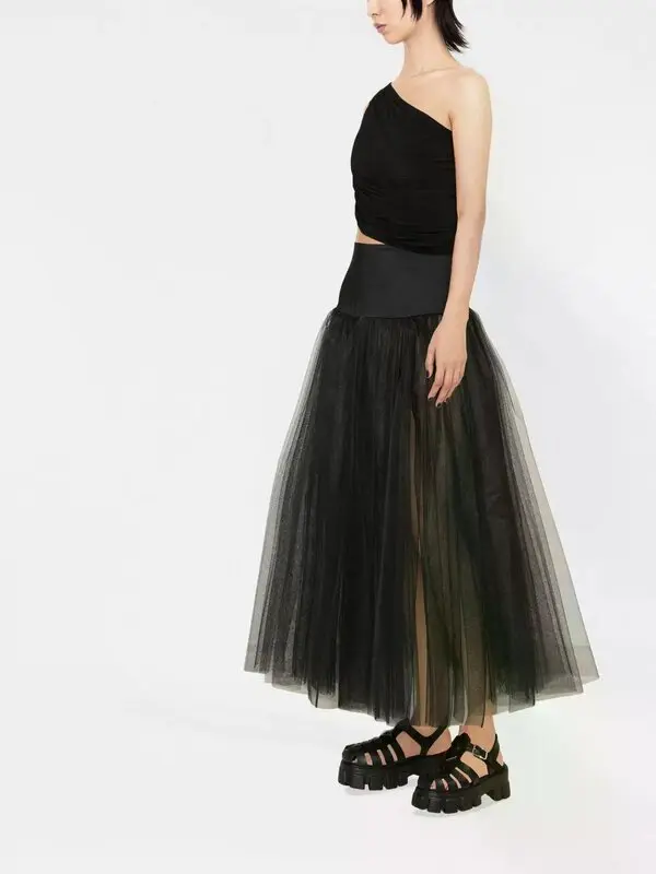 Norma Kamali Diana Ruched One-shoulder Top
