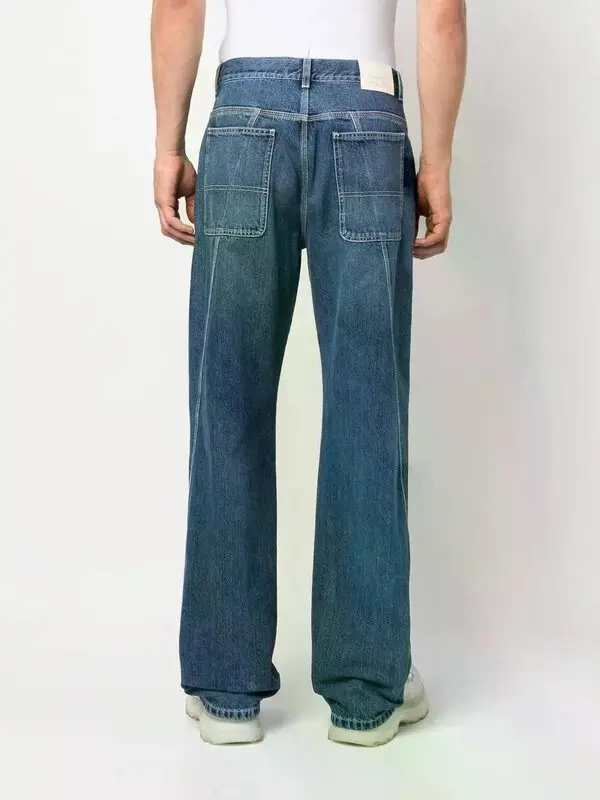 Alexander McQueen Wide-leg Panelled Jeans