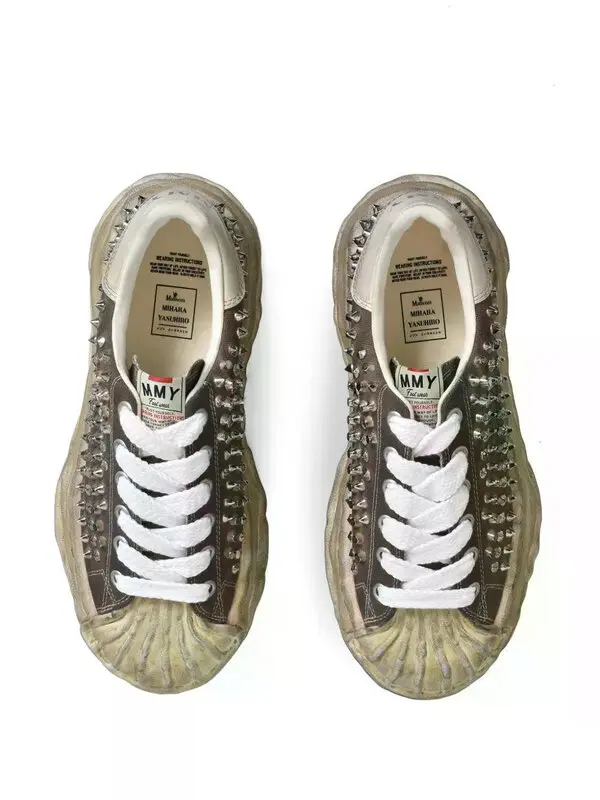 Mihara Yasuhiro Blakey Studded Canvas Sneakers