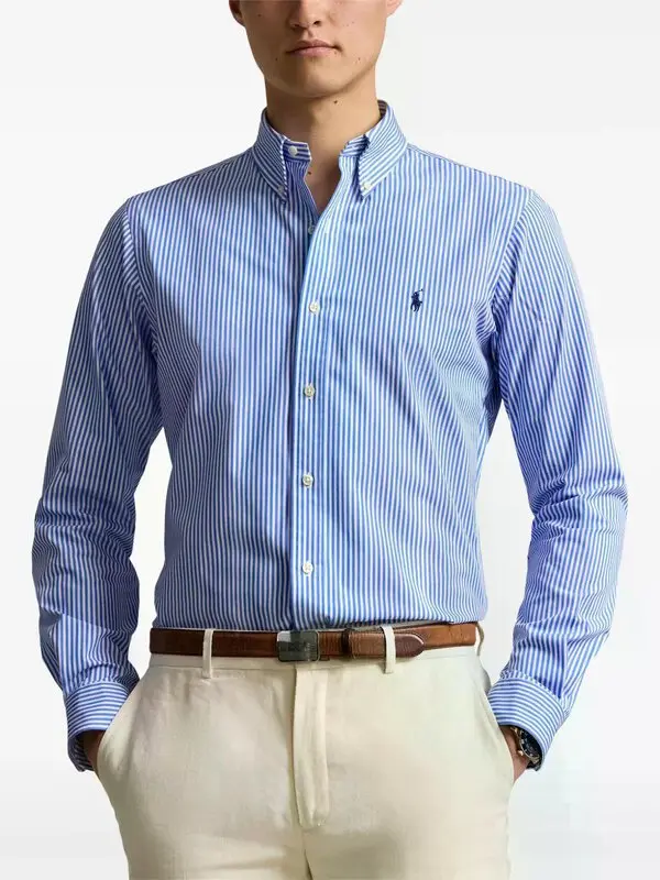 Polo Ralph Lauren Striped Button-down Shirt - Blue