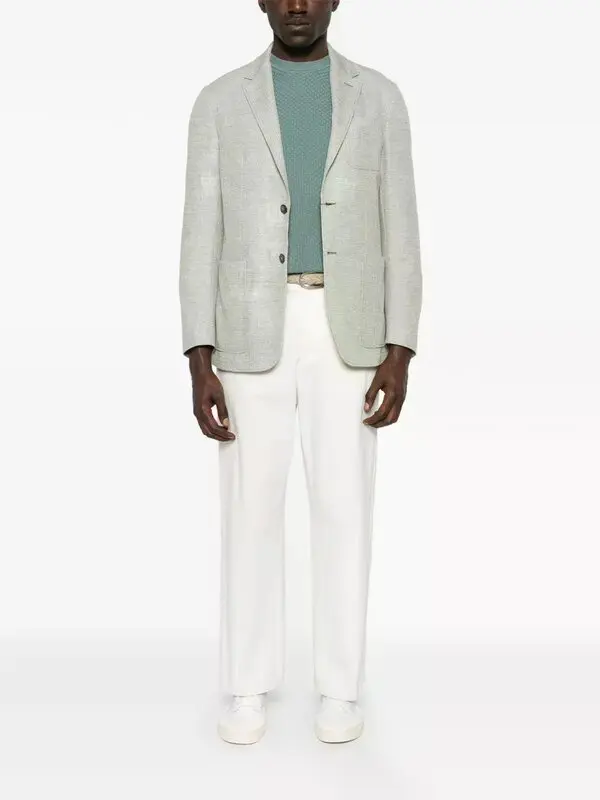 Canali Crew Neck Sweater - Green