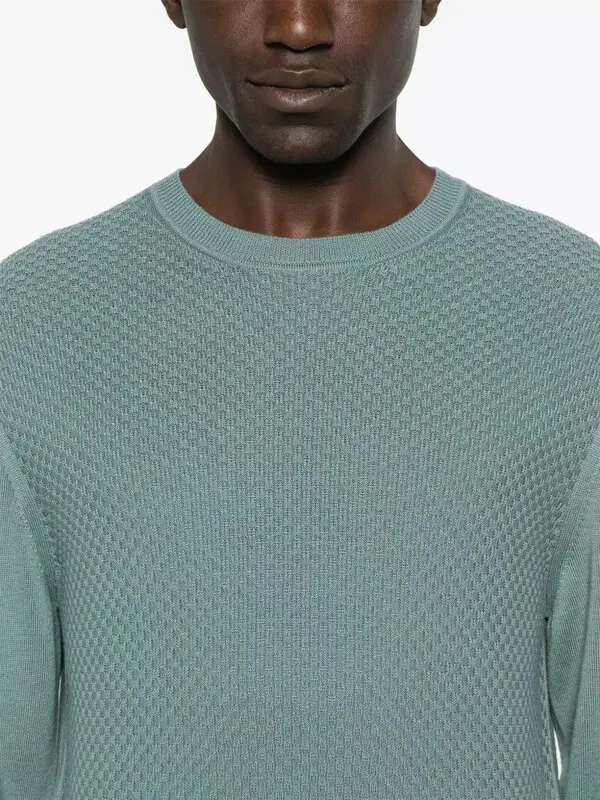 Canali Crew Neck Sweater - Green