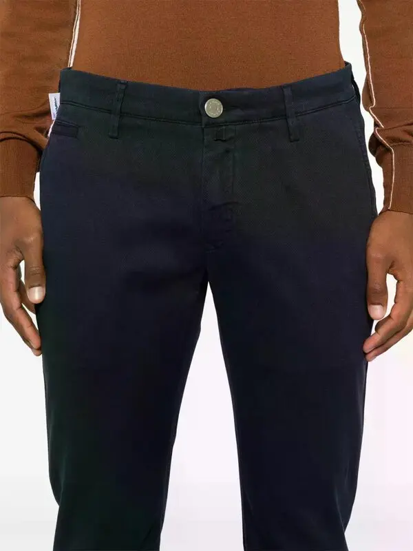 Jacob Cohen Cotton-blend Trousers - Blue